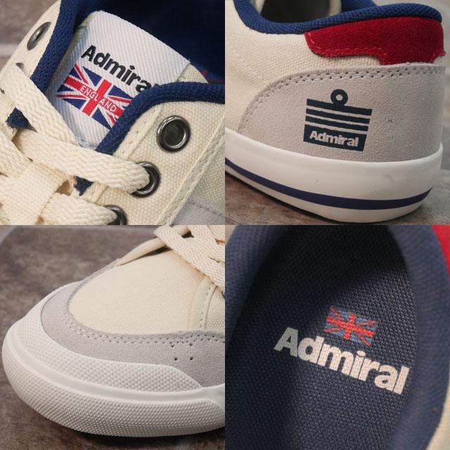 Admiral アドミラル レディース スニーカー イノマー ローカット AD602 トリコロール ホワイト/パープル ブラック 黒 ...