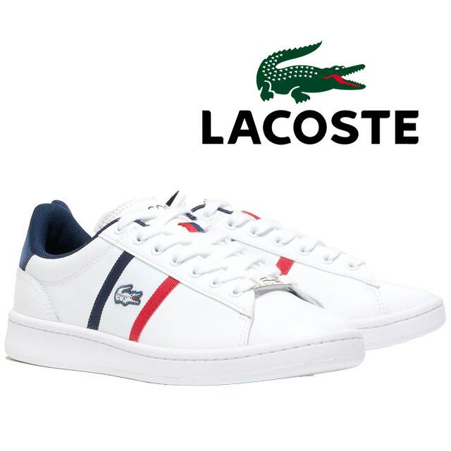 送料無料 スニーカー ローカット レディース SS 春夏 新作 夏新作 秋新作 人気 流行 定番 2025 ラコステ LACOSTE SETCGR1251 AP SFA 49SFA0019 407 カーナビー カジュアルシューズ 日本限定モデル ホワイト/ネイビー/レッド 靴 LACOSTE（ラコステ） スニーカー レディース カーナビー SETCGR1251 AP