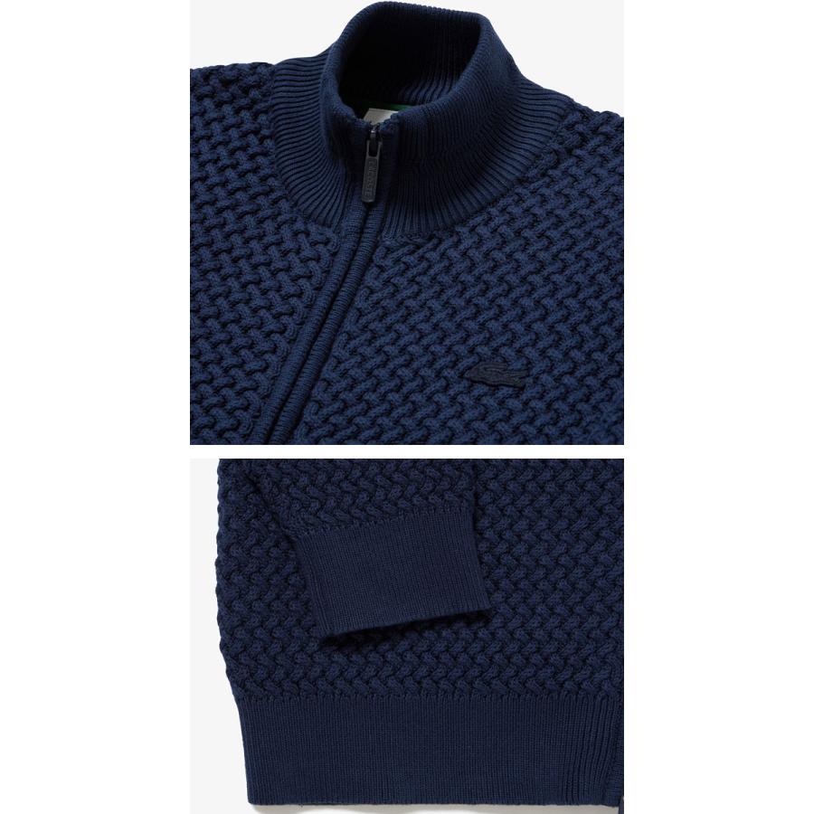 LACOSTE（ラコステ） トップス メンズ バスケットニットジップアップ