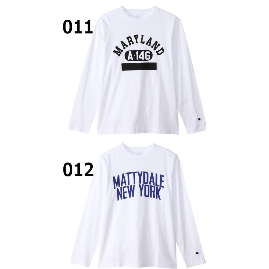 Champion チャンピオンTシャツ メンズ ロングスリーブTシャツ ロンT トップス 長袖 丸首 クルーネック C3-V409 アパレル ...