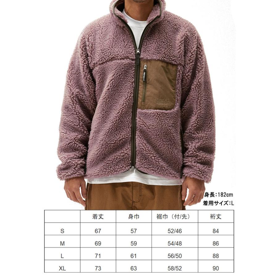 FIRST DOWN（ファーストダウン） メンズ レディース アウター F542015 ボアフリースジャケット トップス 長袖 上着 羽織り 防寒対策 前開き アパレル オフ : シューマート ...