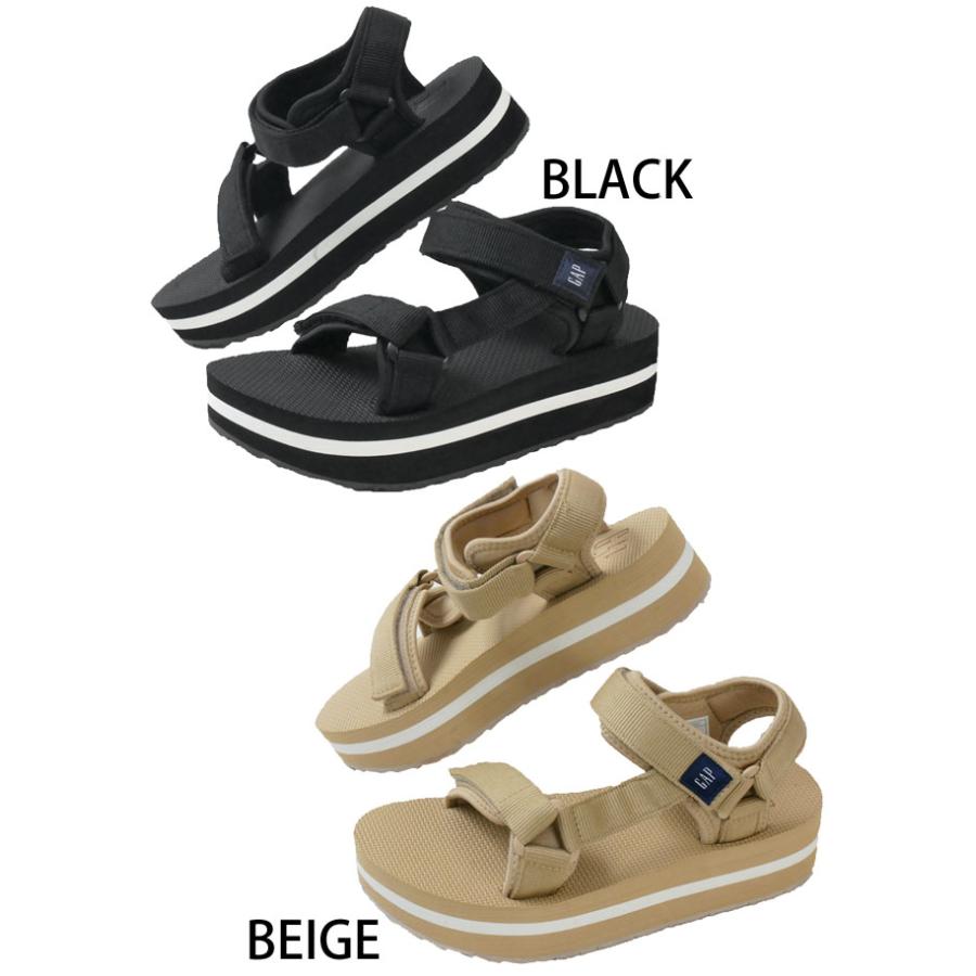 GAP（ギャップ） レディース 厚底 サンダル 靴 スポーツサンダル スポサン ストラップサンダル GPL22331 : シューマートワールド - 通販 - Yahoo!ショッピング