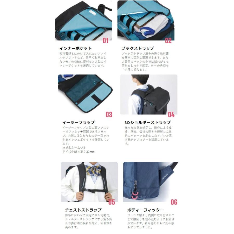 FOOTMARK フットマーク 男の子 女の子 バッグ 101380 28L RAKUSACK ラクサック 中学生 高校生 中高生 通学バッグ スクールバッグ リュックサック : シューマート ...