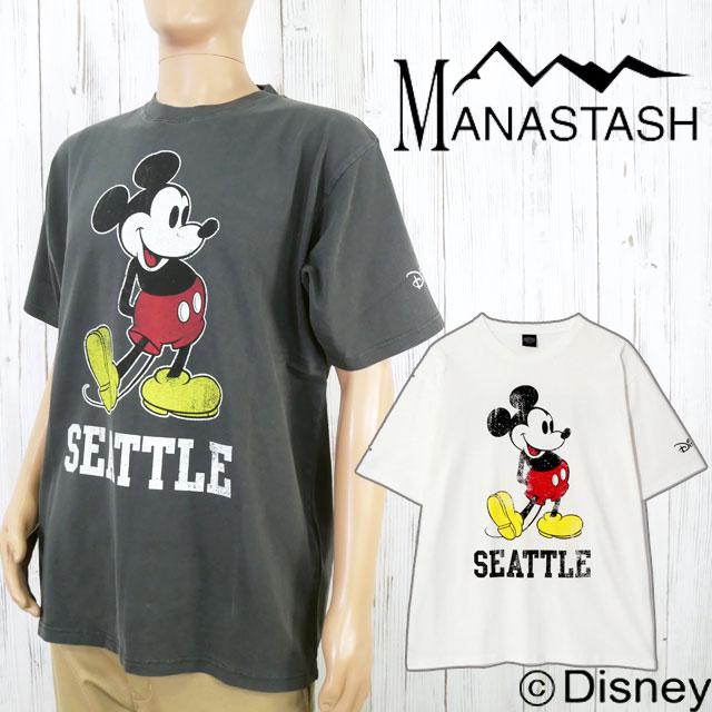 MANASTASH（マナスタッシュ） プリントTシャツ メンズ 7925234010 MICKEY TEE SEATTLE レディース ...