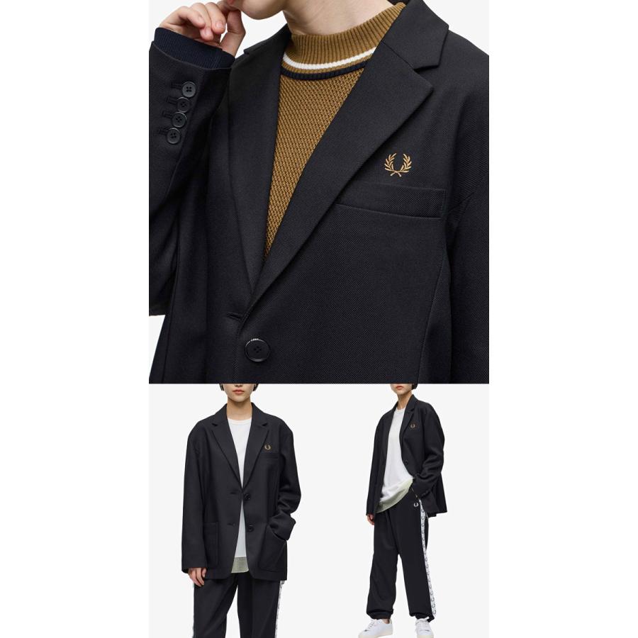 FRED PERRY フレッドペリー ブレザー レディース F8694 シングル FRED PERRY フレッドペリー ブレザー レディース F8694 シングル