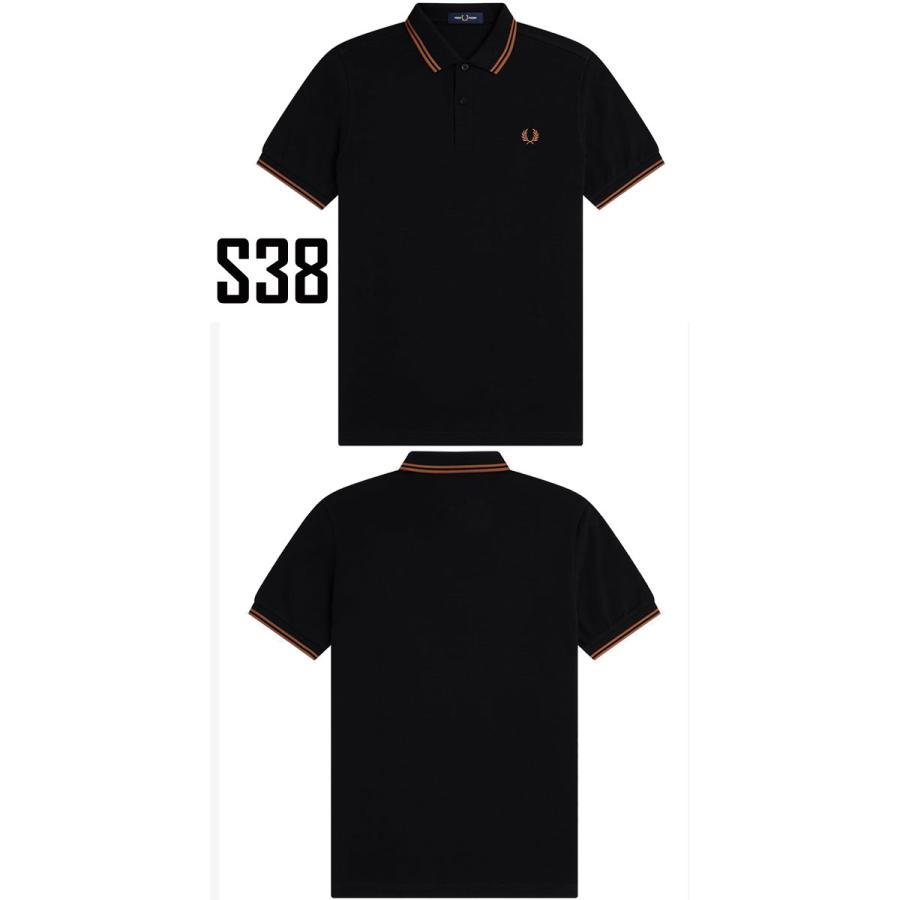 FRED PERRY フレッドペリー ポロシャツ メンズ レディース M3600 THE SHIRT 半袖 襟付き トップス ウェア 綿100％ 月桂樹 ローレル ティップライン アパレル ...