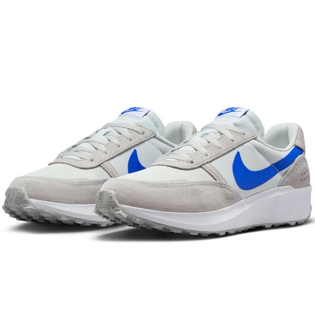 NIKE（ナイキ） スニーカー メンズ ワッフル NAV ローカット FJ4195-005 フラットシルバー : シューマートワールド ...