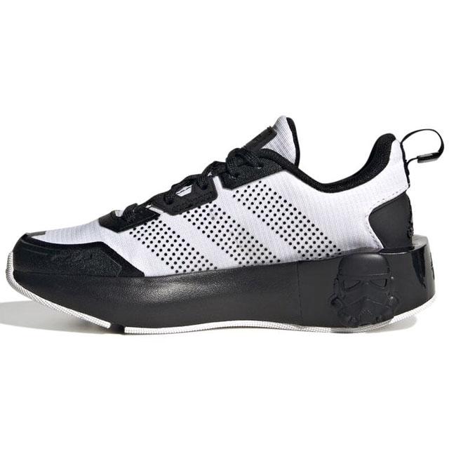 adidas アディダス スニーカー ジュニア 男の子 スターウォーズ ランナー キッズ ダースベイダー ランニングシューズ 子供靴 ロー ...