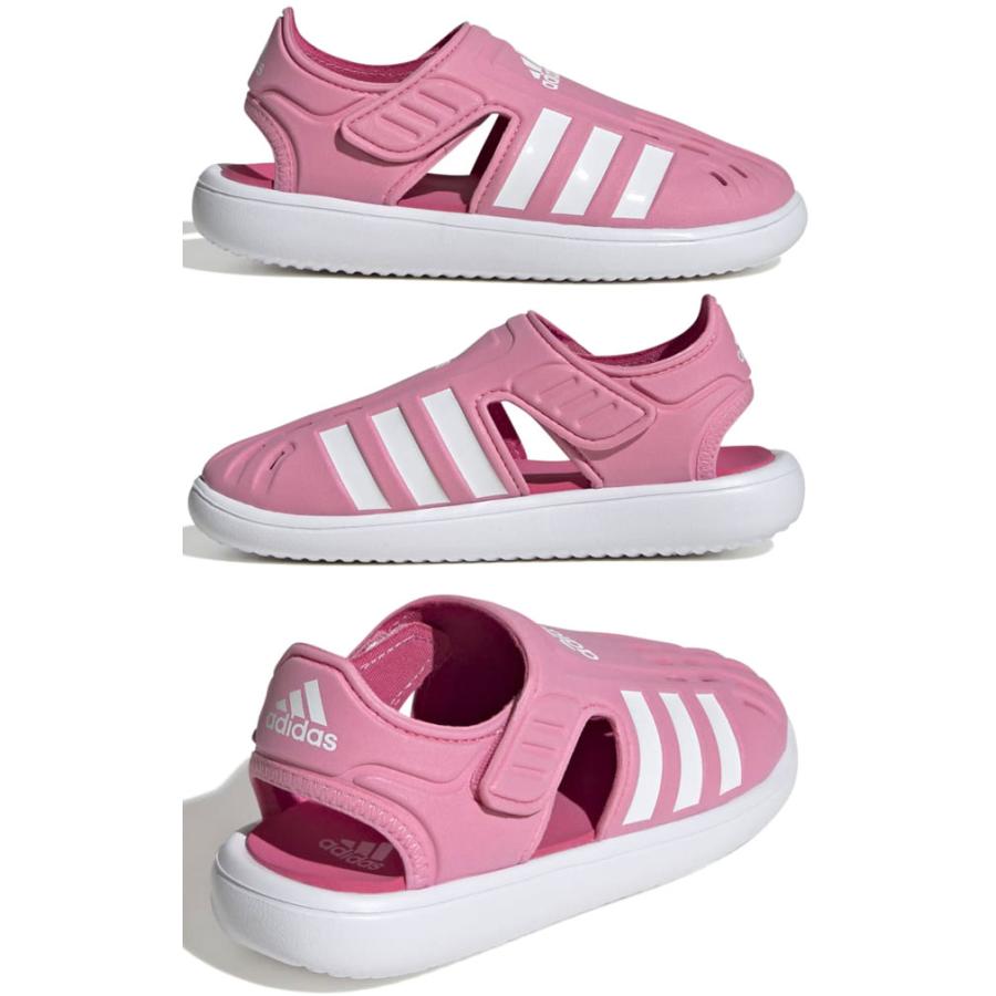 adidas アディダス サンダル キッズ 女の子 子供靴 スイムウォーターサンダル C アクアサンダル ジュニア スポーツサンダル 前 ...