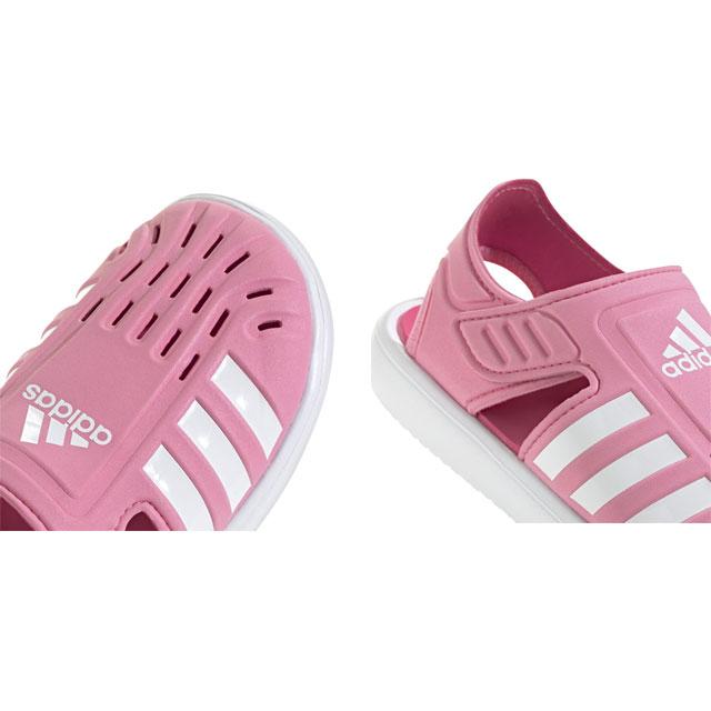 adidas アディダス サンダル キッズ 女の子 子供靴 スイムウォーターサンダル C アクアサンダル ジュニア スポーツサンダル 前 ...