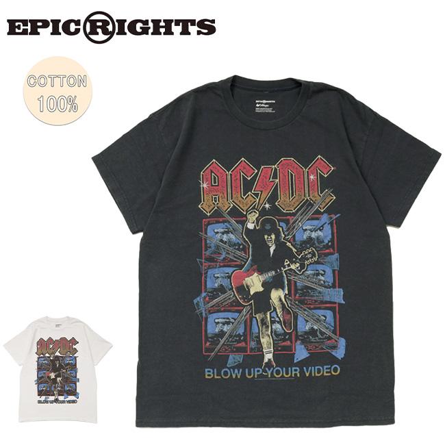 EPIC RIGHTS エピックライツ ACDC BLOW UP YOUR VIDEO EP-ACDC-02 【 Tシャツ バンドT ロックT ...