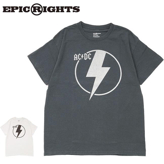 EPIC RIGHTS エピックライツ ACDC THUNDER EP-ACDC-04 【 Tシャツ バンドT ロックT ロックバンド 半袖 ...