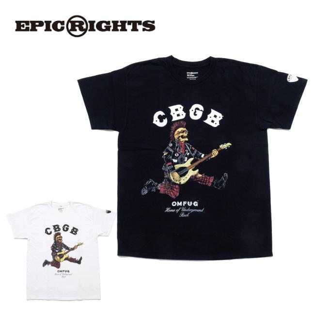 EPIC RIGHTS エピックライツ CBGB PUNK ROCK シービージービーパンクロック EP-25CBGB-06【 半袖 トップス Tシャツ バンドT ロックT ロックバンド ...
