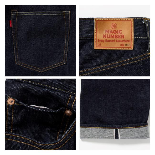 MAGICNUMBER マジックナンバー 301 ORIGINAL STANDARD DENIM PANTS 301オリジナルスタンダード ...