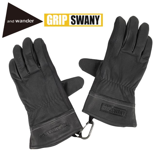 and wander（アンドワンダー） and wander×GRIP SWANY TAKIBI glove アンドワンダー×グリップスワニー ...