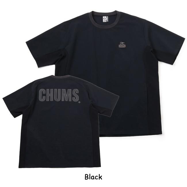 CHUMS チャムス Airtrail Stretch T-Shirt エアトレイルストレッチチャムスTシャツ CH01-2580【 半袖 ストレッチ 撥水加工 】【メール便・代引不可 ...