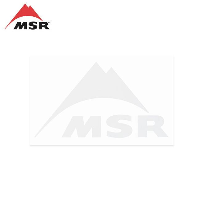 MSR（マウンテンセーフティーリサーチ） エムエスアール MSR転写ステッカーM ホワイト 36908 【アウトドア/シール/雑貨】【メール便 ...