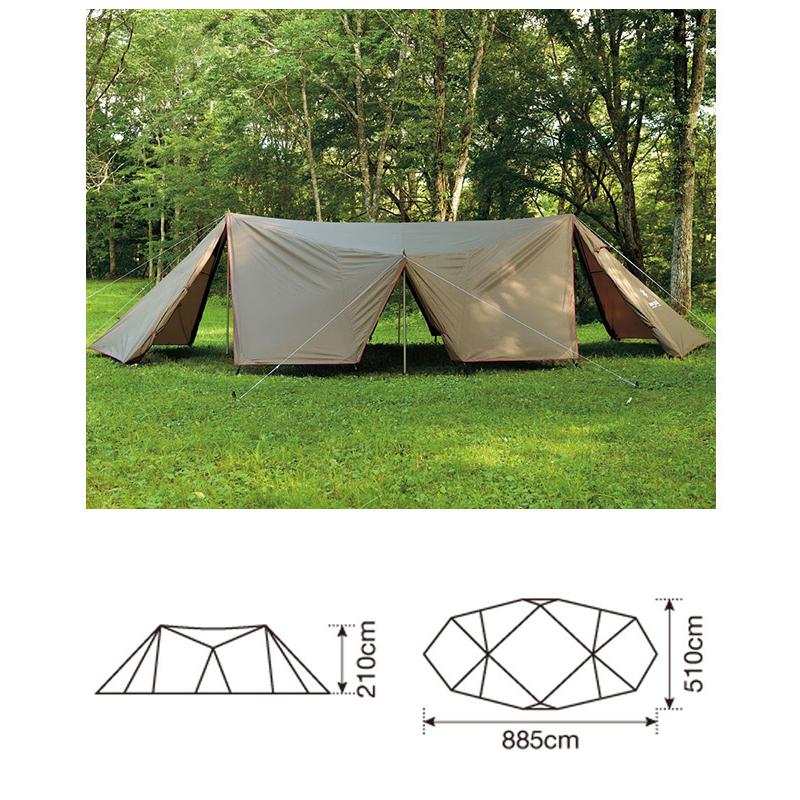 snow peak Snow Peak スノーピーク テント・タープ/R/ランドステーションL/TP-820 【SP-TARP】 : SNB-SHOP - 通販 - Yahoo!ショッピング