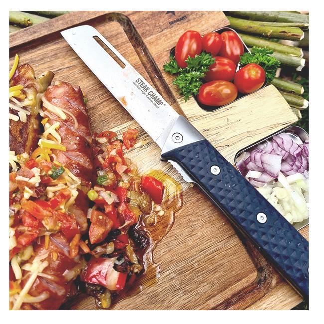STEAK CHAMP ステーキチャンプ CHEF'S OUTDOOR FOLDING KNIFE 12cm シェフズアウトドア ...