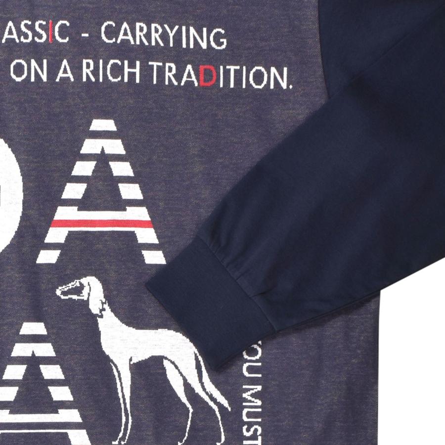 adabat アダバット ルームウェア 部屋着 パジャマ 上下 セットアップ ナイトウェア 長袖 クルーネック メンズ 上着 ネイビー イエロー 0246-95 : スニークオンラインショップ ...