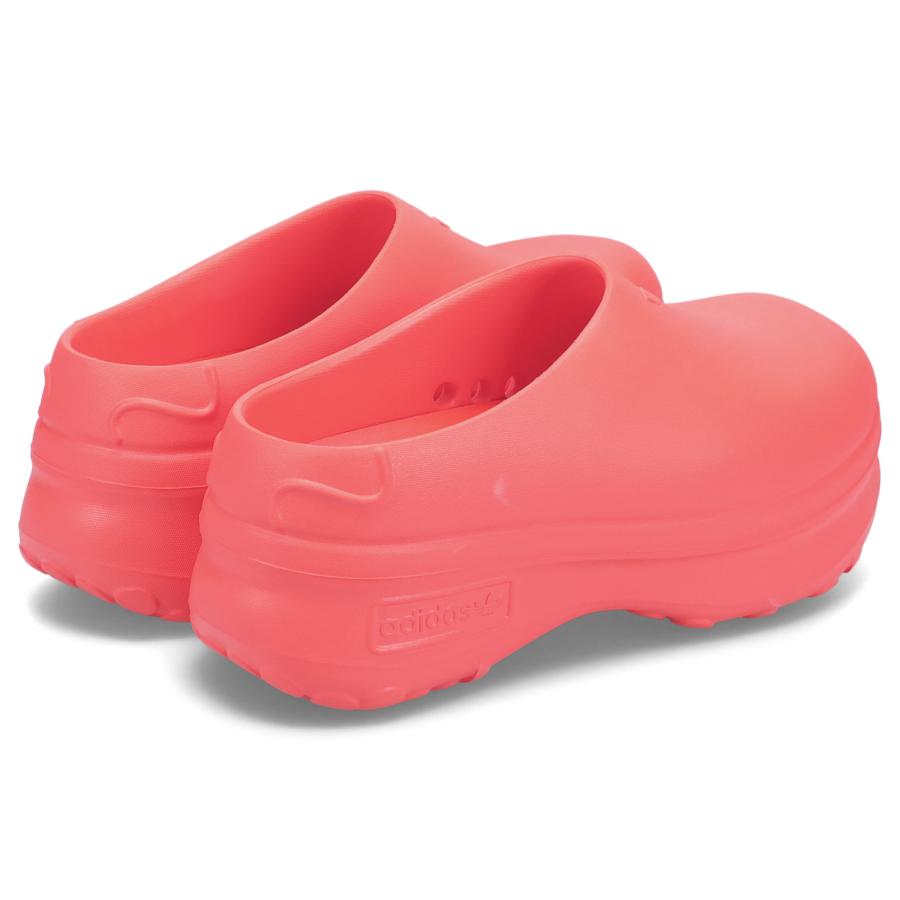 adidas Originals アディダス オリジナルス クロッグサンダル アディフォーム スタン ミュール レディース 厚底 レッド ...