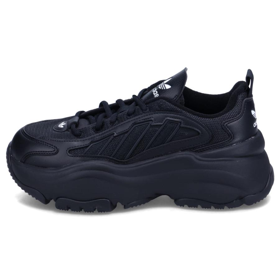 adidas Originals アディダス オリジナルス スニーカー オズガイア レディース 厚底 OZGAIA ブラック 黒 IG6045 ...