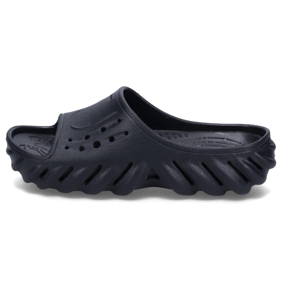crocs（クロックス） サンダル エコー スライド メンズ レディース ECHO SLIDE ブラック 黒 208170-001 ...