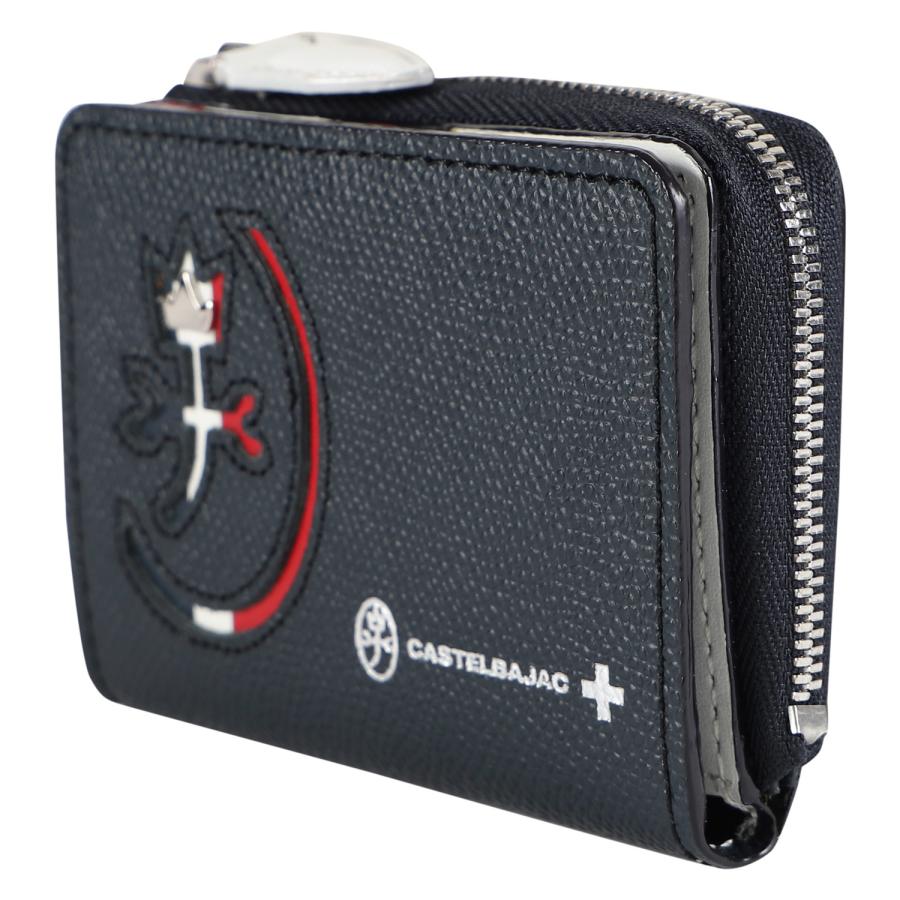 CASTELBAJAC カステルバジャック 財布 二つ折り カルネ メンズ レディース 本革 L字ファスナー CARNET SERIES ...