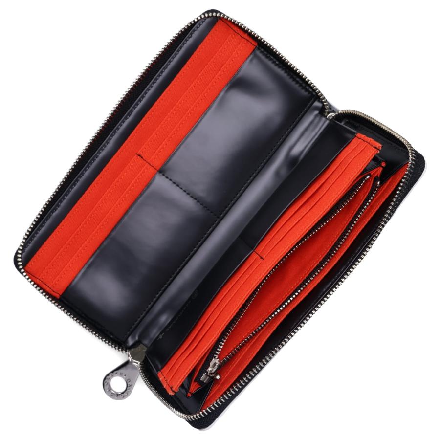 CASTELBAJAC カステルバジャック 財布 長財布 ガルボ メンズ ラウンドファスナー 本革 LONG WALLET ブラック ホワイト ...