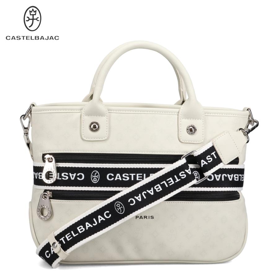 CASTELBAJAC（カステルバジャック） トートバッグ ショルダー メンズ 斜めがけ B4対応 ビアン ブラック ホワイト 黒 白 ...