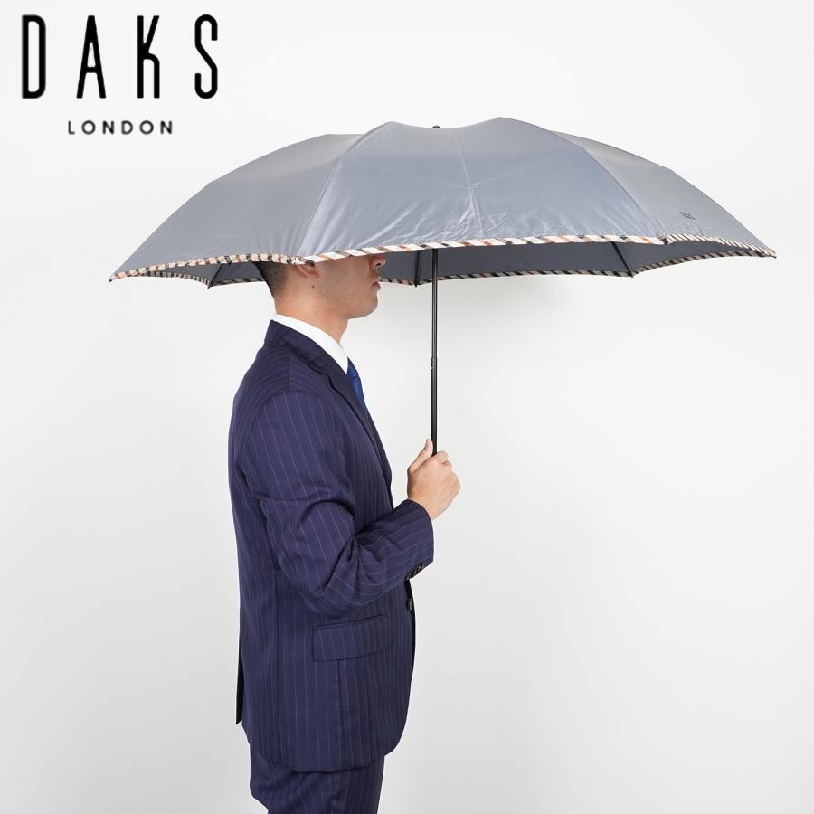 DAKS ダックス 雨傘 折りたたみ ミニ メンズ 60cm 日本製 軽量 グラスファイバー FOLDING UMBRELLA グレー 0416-05 : スニークオンラインショップ - 通販 ...