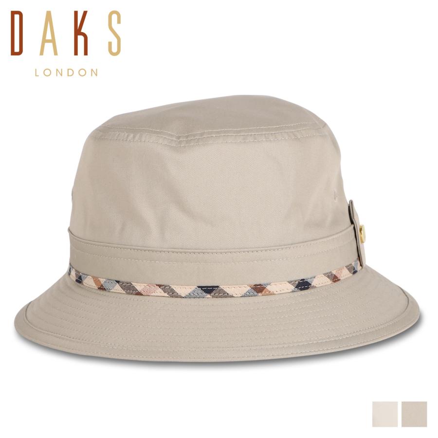 DAKS ダックス ハット 帽子 バケットハット メンズ 大きいサイズ 撥水 速乾 HAT アイボリー オリーブ D5105 : スニークオンラインショップ - 通販 - Yahoo!ショッピング