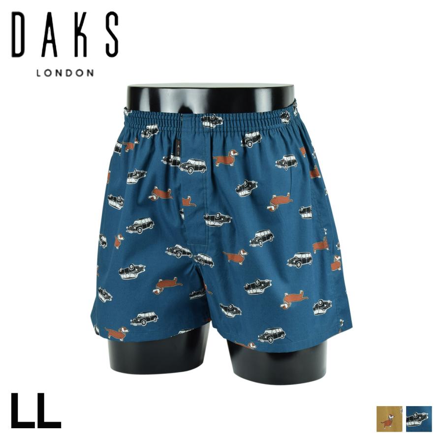 DAKS ダックス トランクス 下着 インナー アンダーウェア メンズ 前開き LL メンズ下着 男性 TRUNKS ベージュ ブルー 0192-02 : スニークオンラインショップ - 通販 ...