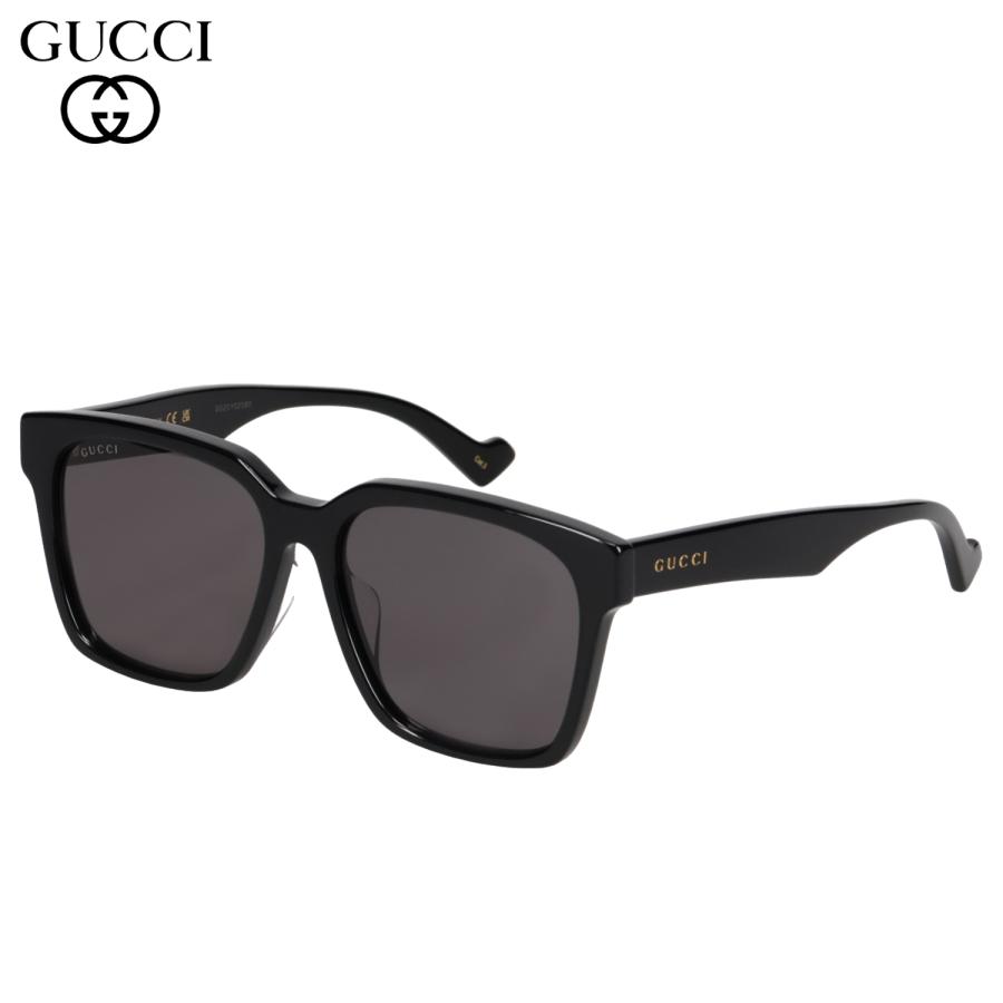 GUCCI グッチ サングラス メンズ レディース アジアンフィット UVカット 紫外線対策 SUNGLASSES ブラック 黒 ...