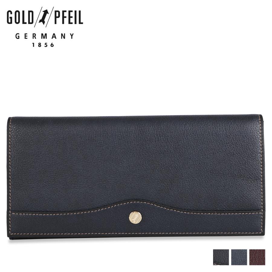 GOLD PFEIL（ゴールドファイル） 長財布 メンズ 本革 OXFORD ブラック