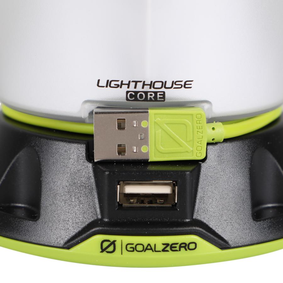 GOAL ZERO ゴールゼロ ランタン LEDライト 照明 充電式 USB充電 小型 LIGHTHOUSE CORE LANTERN USB POWER HUB 32009 : スニーク ...
