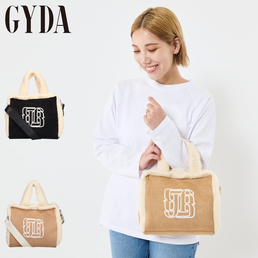 GYDA ジェイダ トートバッグ ショルダー フェイクムートン レディース 斜めがけ FAKE MOUTON SERIES ブラック ベージュ GY-B251 : スニークオンラインショップ ...