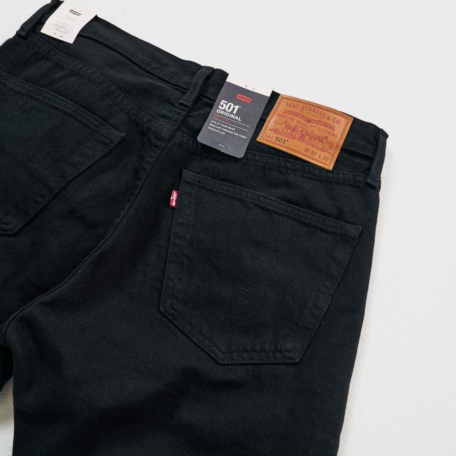 Levi's（リーバイス） LEVIS 501 デニム パンツ ジーンズ ジーパン メンズ ストレート ORIGINAL ブラック 黒 ...
