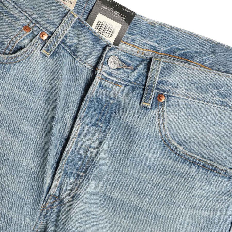 Levi's リーバイス LEVIS 501 ジーンズ デニム パンツ ジーパン メンズ テーパード 54 ライト インディゴ A4677 ...