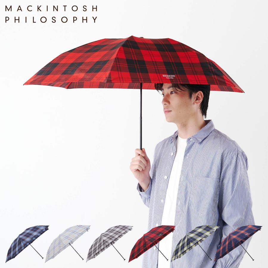 MACKINTOSH PHILOSOPHY マッキントッシュ フィロソフィー 折りたたみ傘 雨傘 レディース メンズ 55cm 軽量 UV加工 コンパクト 21-431-11139-02 ...