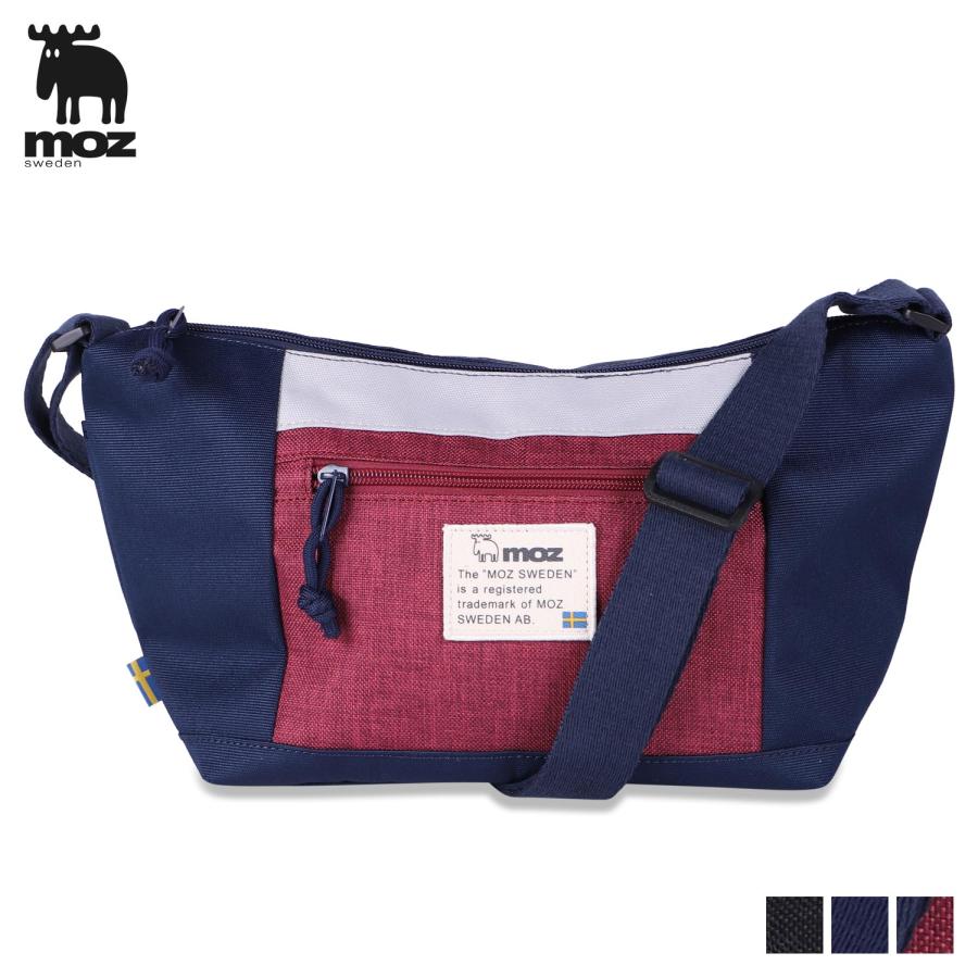 moz モズ ショルダーバッグ メンズ レディース 5.5L 斜めがけ 軽量 SHOULDER BAG ブラック ネイビー マルチ 黒 ...