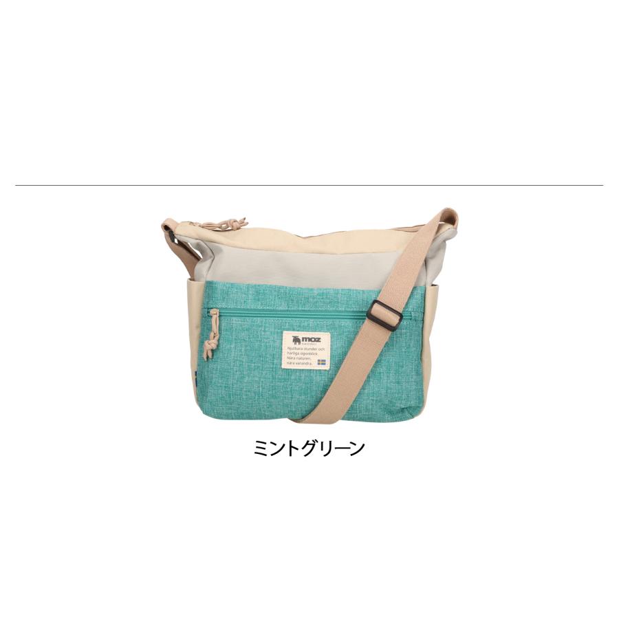 moz モズ ショルダーバッグ 10 ポケット メンズ レディース 6.4L 斜めがけ 軽量 10POCKET SHOULDER BAG ブラック マルチ 黒 ZZEI-28 : スニーク ...