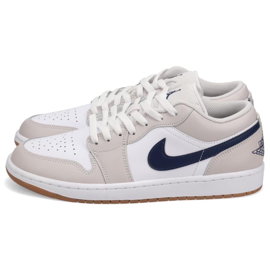 NIKE（ナイキ） エアジョーダン1 ロー スニーカー メンズ AIR JORDAN 1 LOW ホワイト 白 553558-146 ...