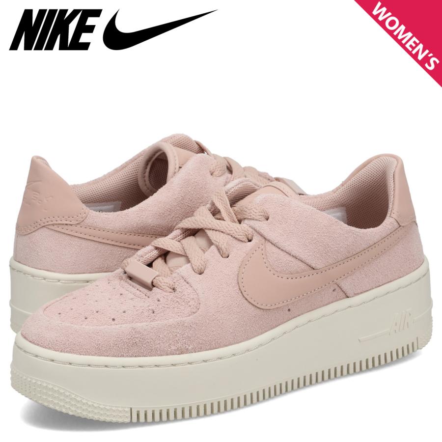 NIKE ナイキ エアフォース1 スニーカー レディース WMNS AIR FORCE 1 SAGE LOW AF1 ベージュ AR5339 ...