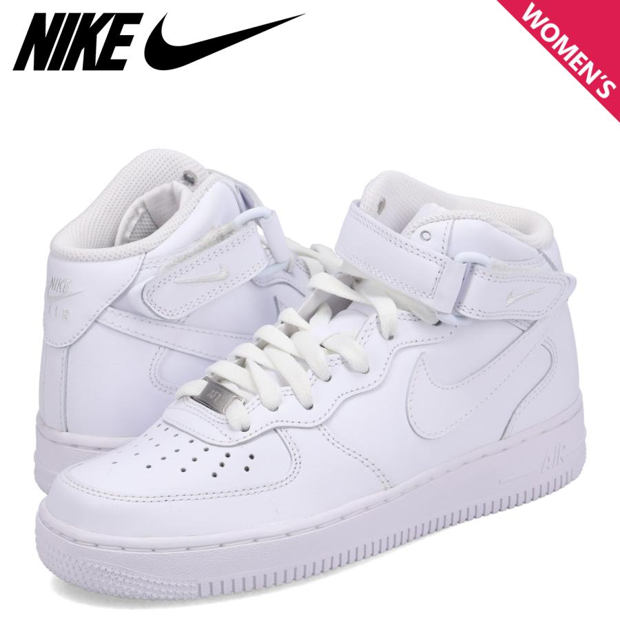 NIKE ナイキ エアフォース1 07 ミッド スニーカー レディース WMNS AIR FORCE 1 MID ホワイト 白 DD9625 ...