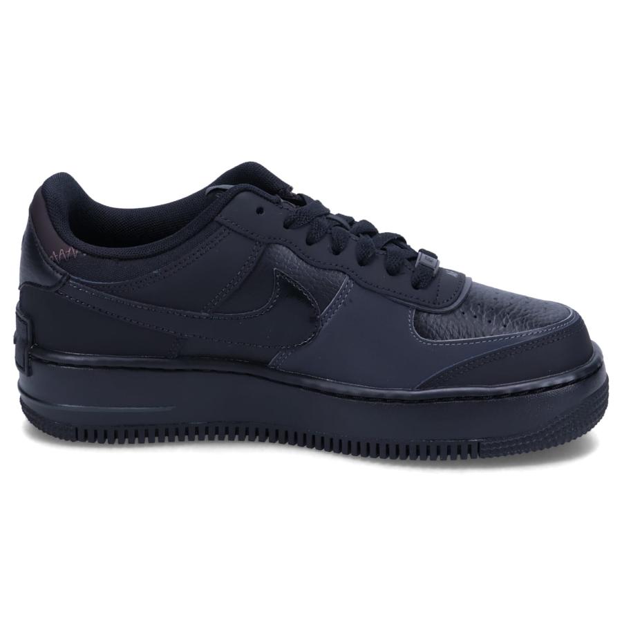 NIKE（ナイキ） ウィメンズ エアフォース1 シャドウ スニーカー レディース WMNS AIR FORCE 1 SHADOW ブラック 黒 ...