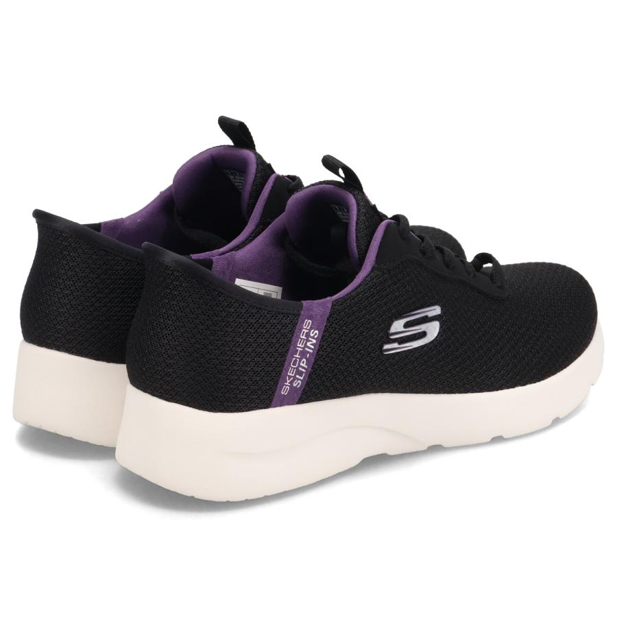SKECHERS スケッチャーズ スリップインズ ダイナマイト 2.0 ハンズフリー スニーカー レディース 軽量 SLIP-INS DYNAMIGHT DAILY ブラック 黒 150480 ...