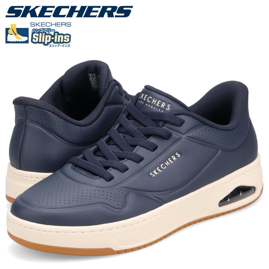 SKECHERS スケッチャーズ スリップインズ ウノ CTL レイング ロー スニーカー メンズ SLIP-INS UNO ネイビー 183156 : スニークオンラインショップ - 通販 ...
