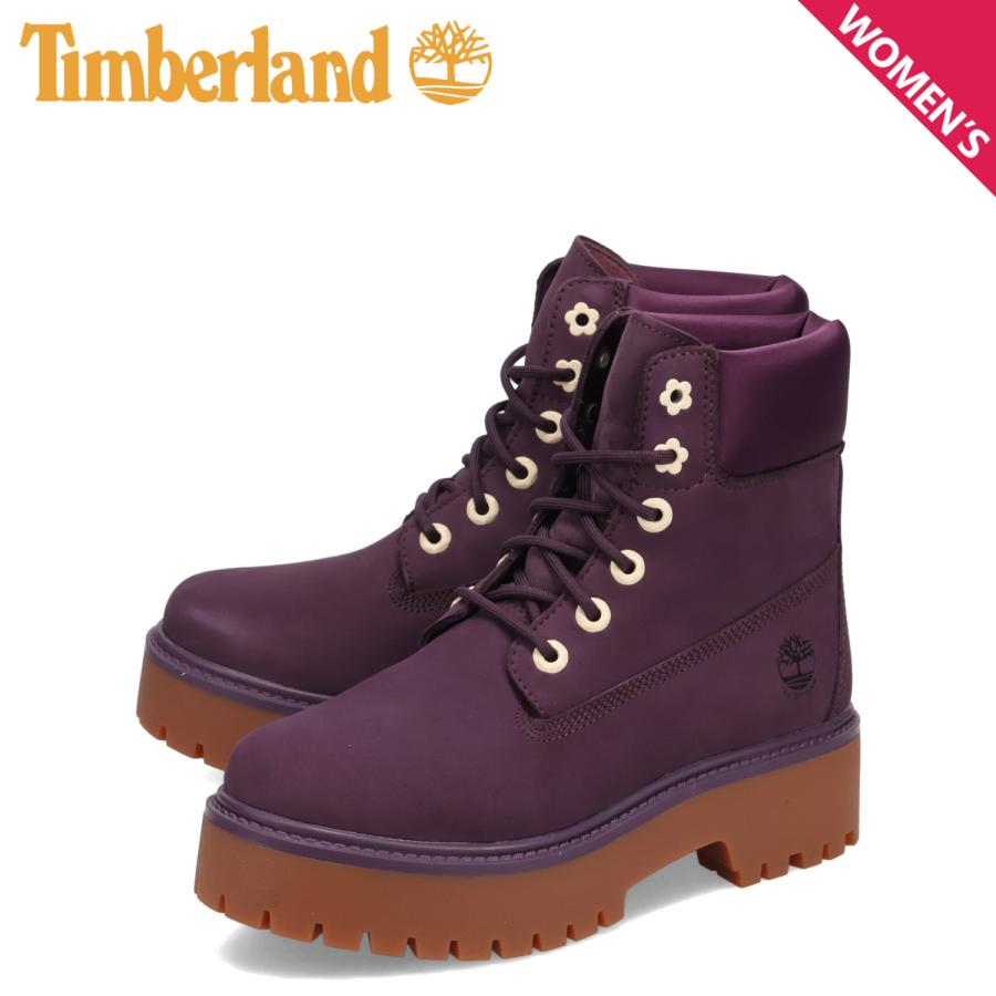 Timberland ティンバーランド ブーツ 6インチ ストーン ストリート レディース 防水 ウォータープルーフ ダーク パープル A2H3C-EJJ : スニークオンラインショップ ...