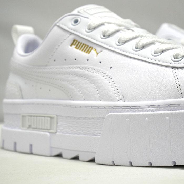 PUMA MAYZE CLASSIC W 384209-01[プーマ メイズ クラシック ウィメンズ 白][スニーカー/レディース/レザー ...